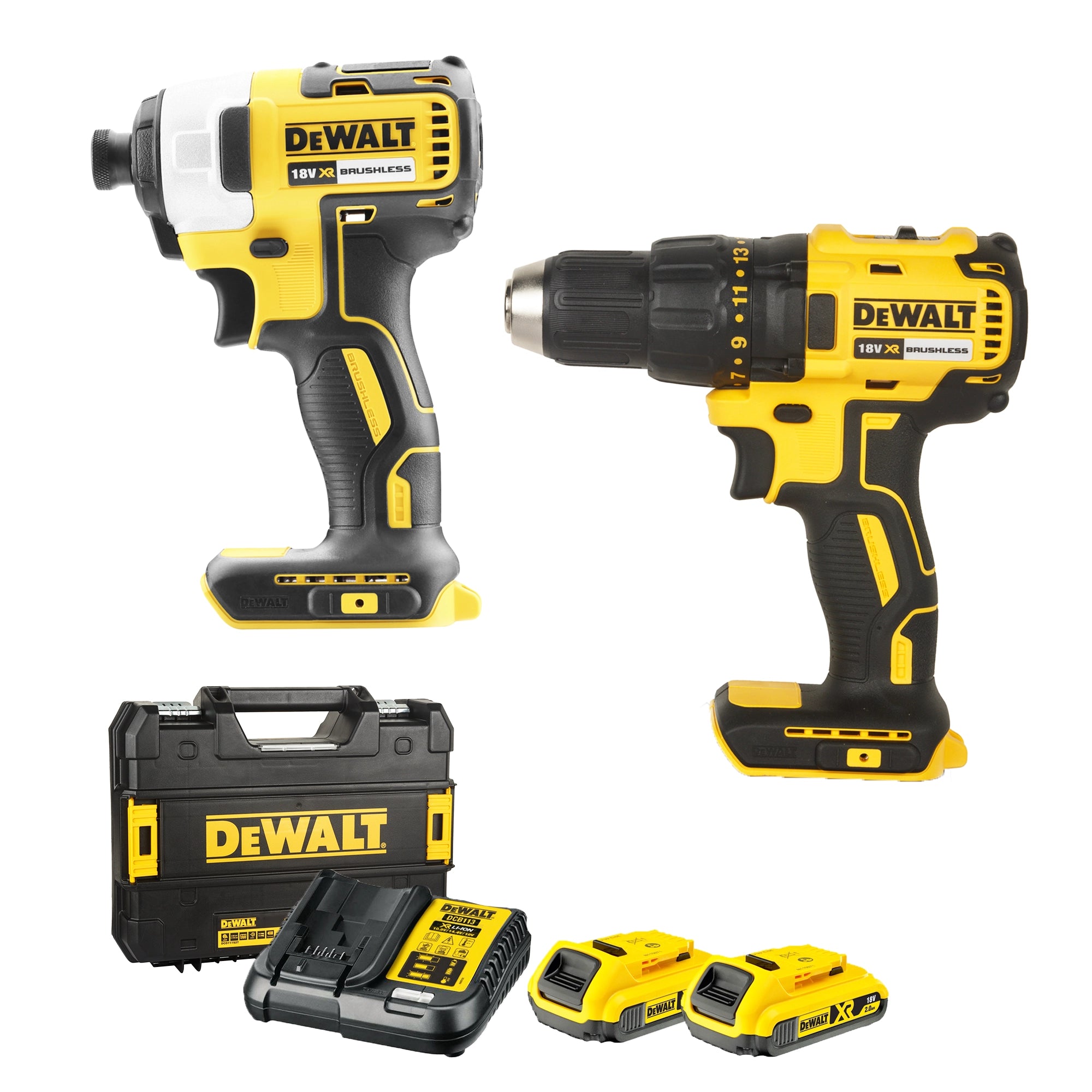 DECALT DCK2059D2T 18V 2AH kit