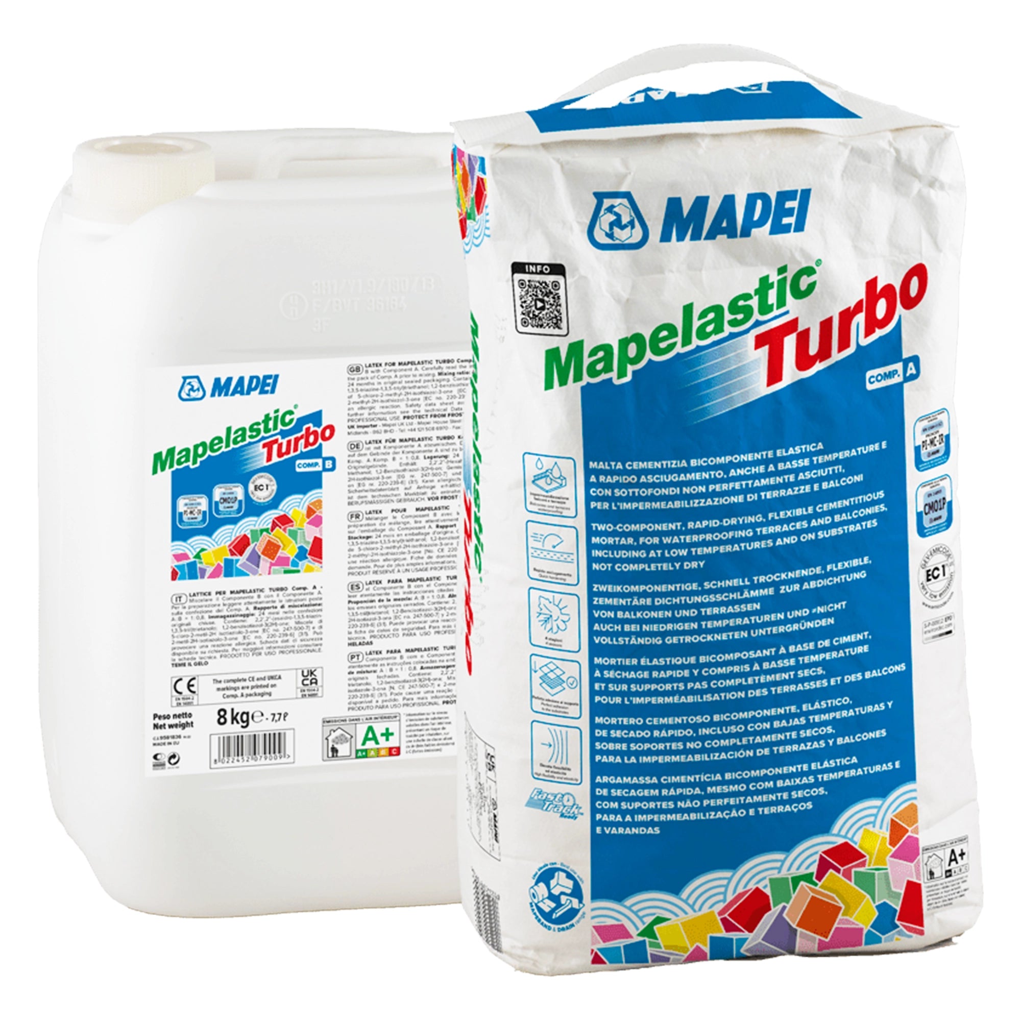 Waterproofing Mapei Mapelastic Turbo A+B 36 kg
