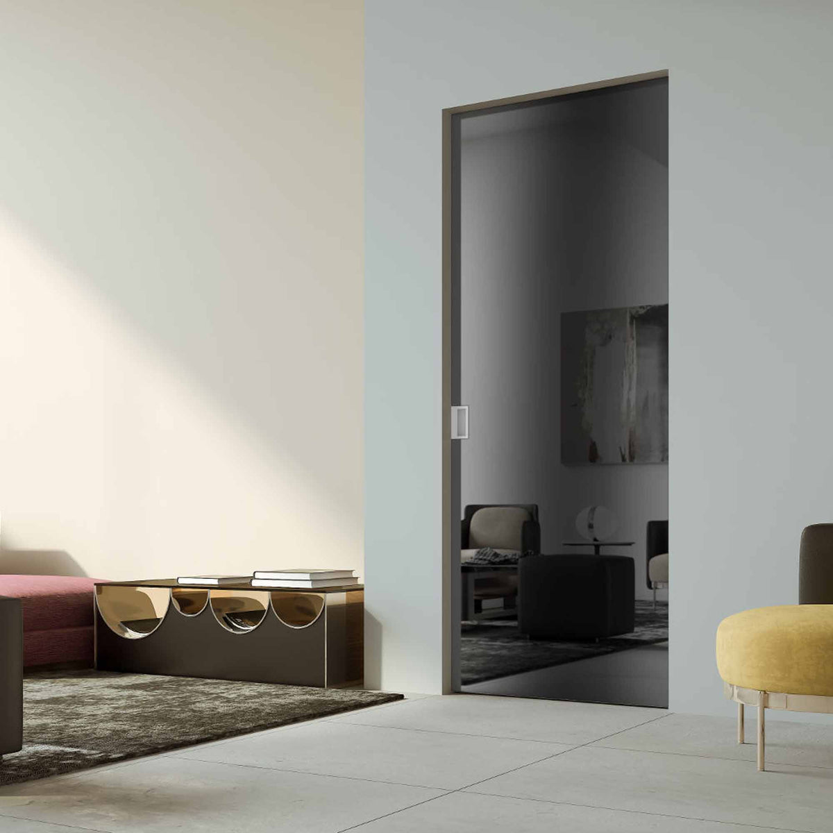 Sliding Door Scrigno Essential Mirr 2400H Glass Door – EmmetiStore