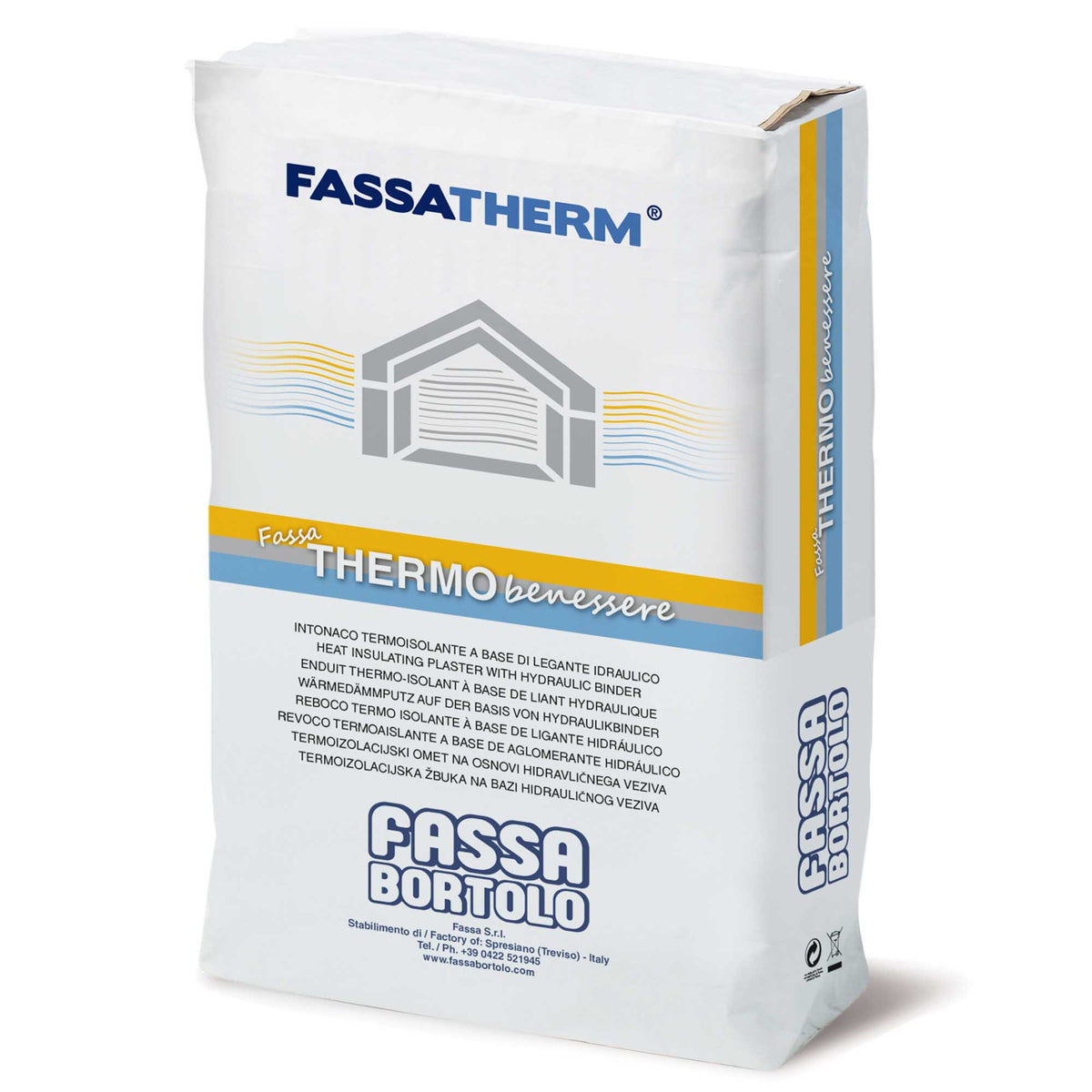 Fassa Thermobenessere Thermal Insulating Plaster 6kg – EmmetiStore